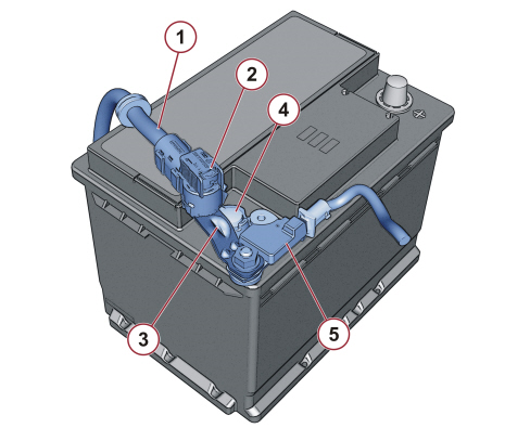 Sensore stato carica batteria: IBS (Intelligent Battery Sensor ...